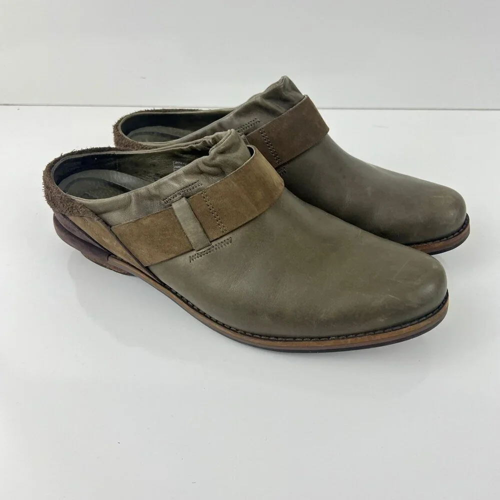 Patagonia | Shoes | Patagonia Addie Clog Peat Brown Leather Womens Size ...